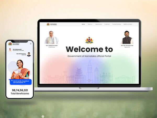 Karnataka Govt Dashboard UI | UX Design by Valma Team